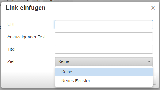 Administration Instanz und Neuigkeiten: Erläuterung der Symbole im Texteditor | Netzwerk-Moodle